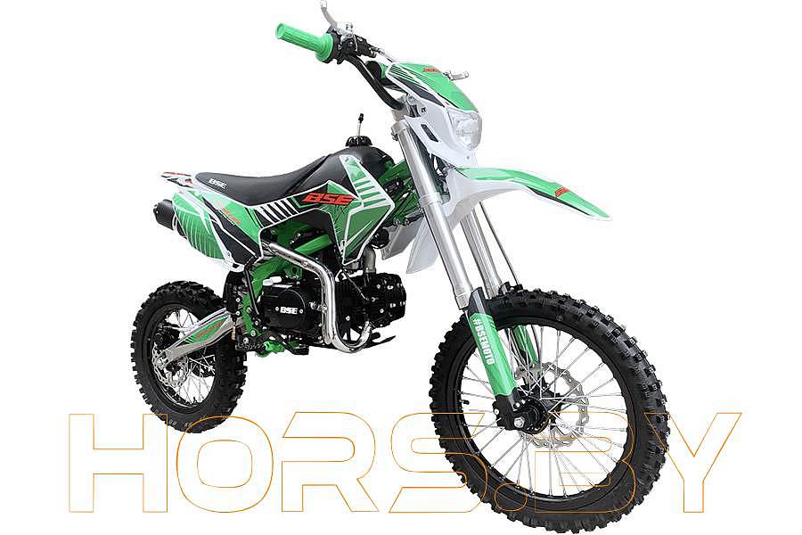 Питбайк BSE MX125 17/14 (зеленый) купить по низкой цене
